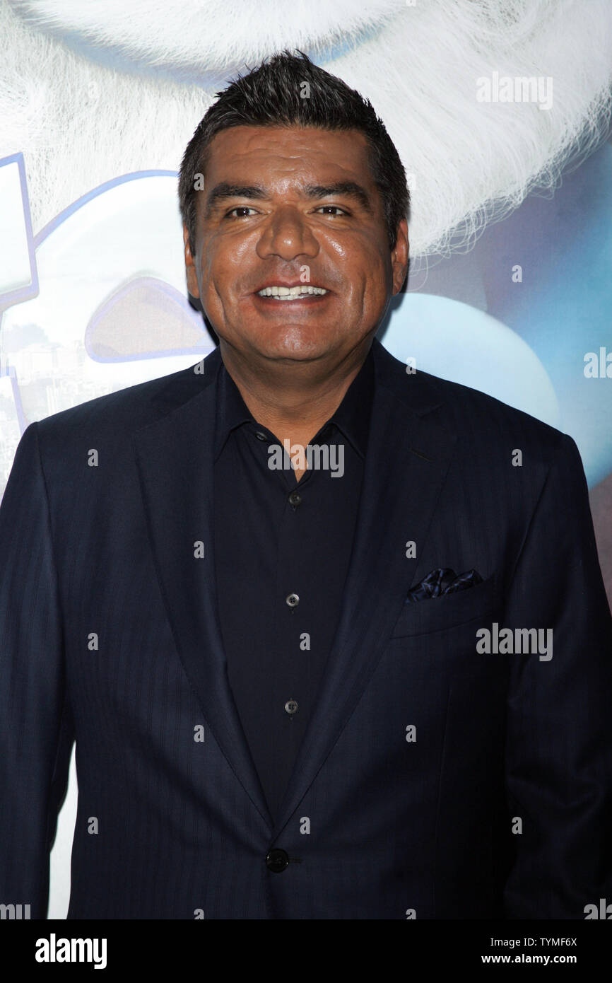 George Lopez arrives for the "The Smurfs" in 3D Premiere at the ...