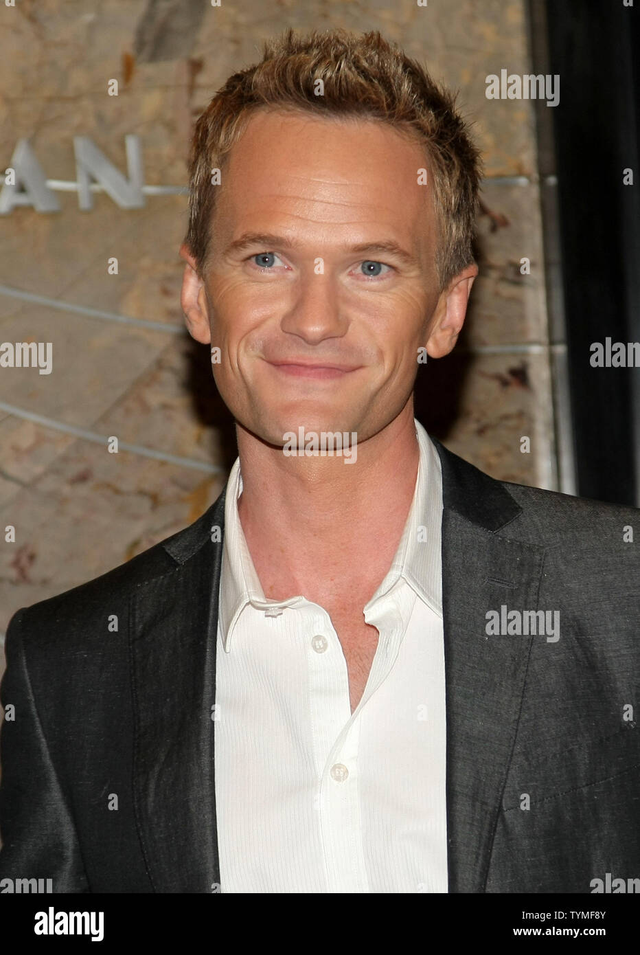 Neil Patrick Harris attends a promotion for "The Smurfs" movie at the ...
