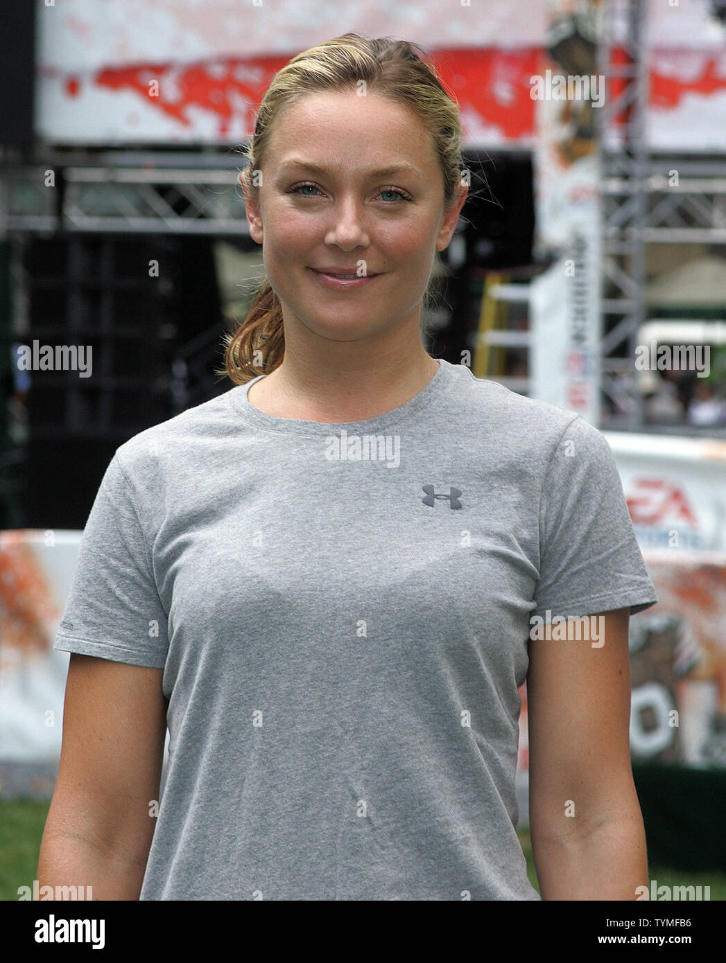 Elisabeth Rohm attends the EA Sports Madden NFL 12 Pigskin Pro-AM at ...