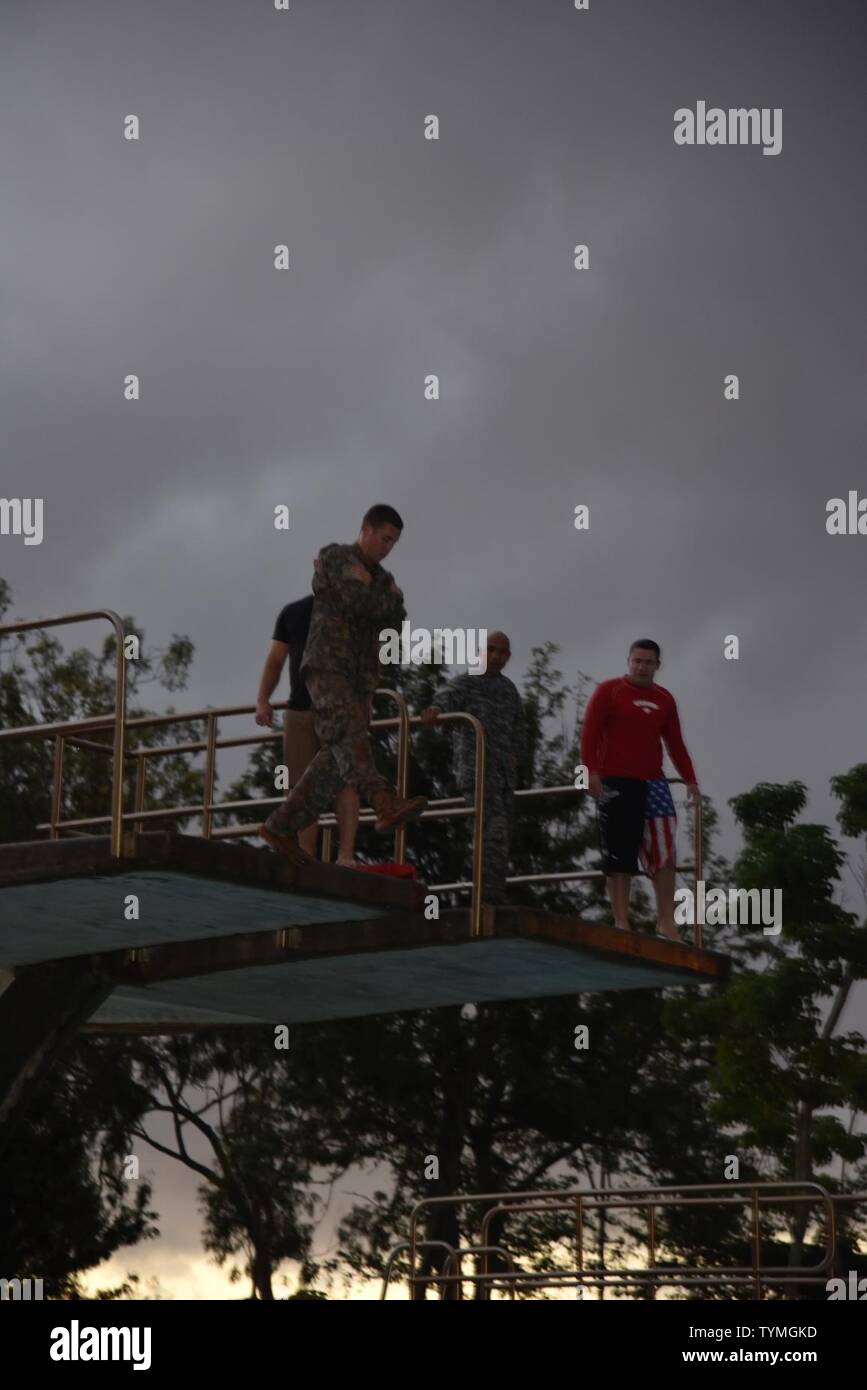 SCHOFIELD BARRACKS, Hawaii – During water survival training a Soldier ...