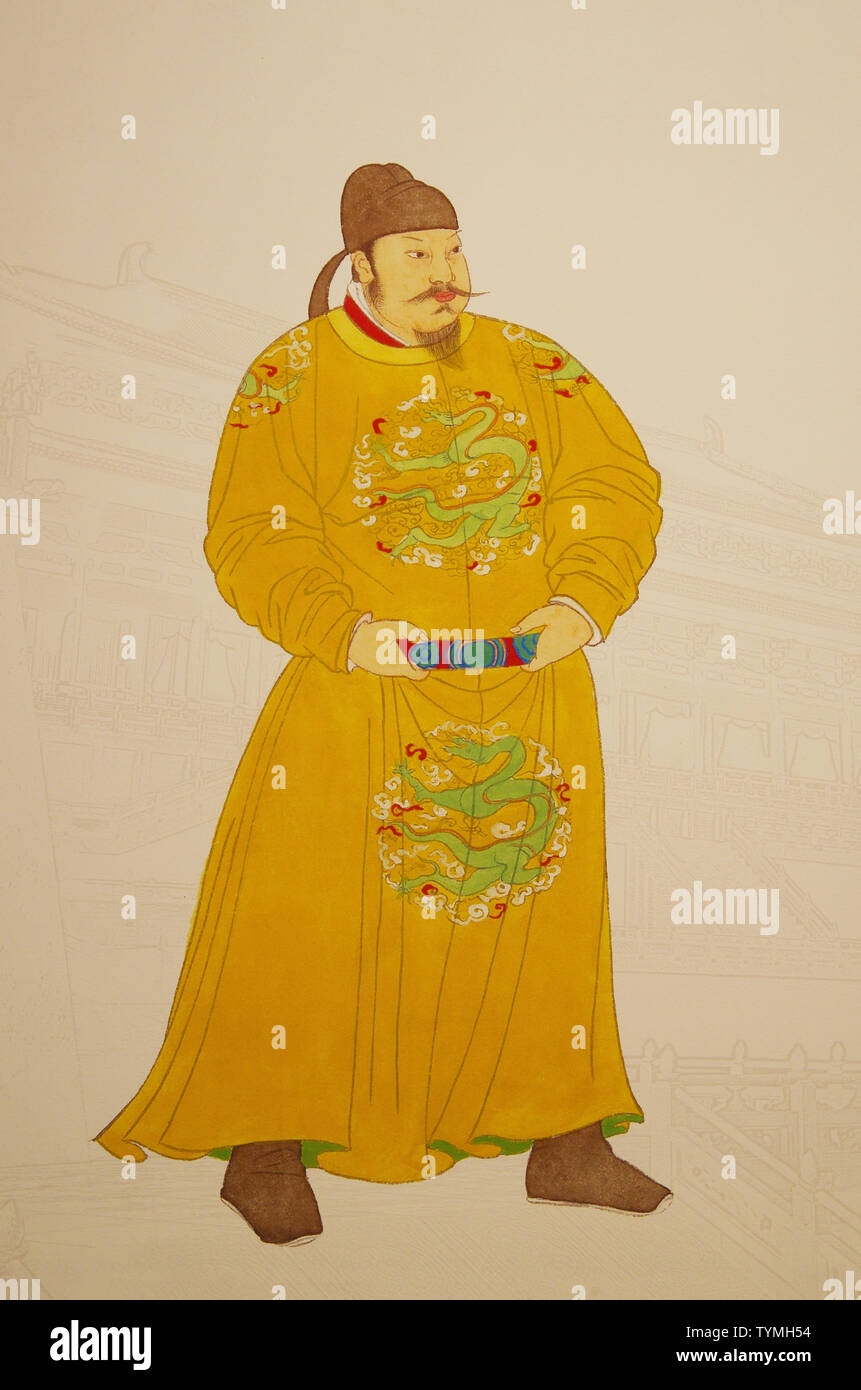 Emperor taizong tang hi-res stock photography and images - Alamy