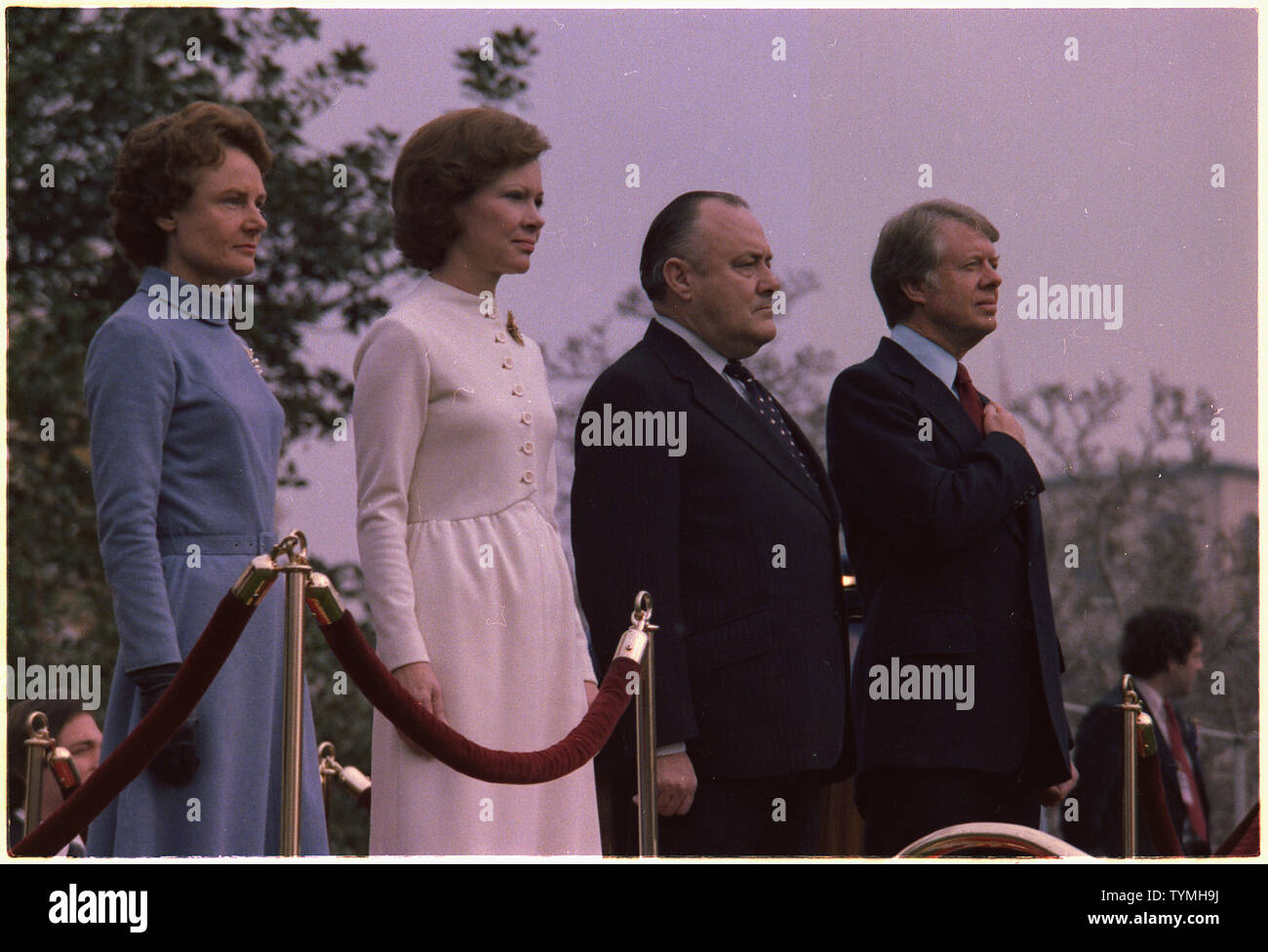 Thea Muldoon, Rosalynn Carter, New Zealand Prime Minister Robert ...
