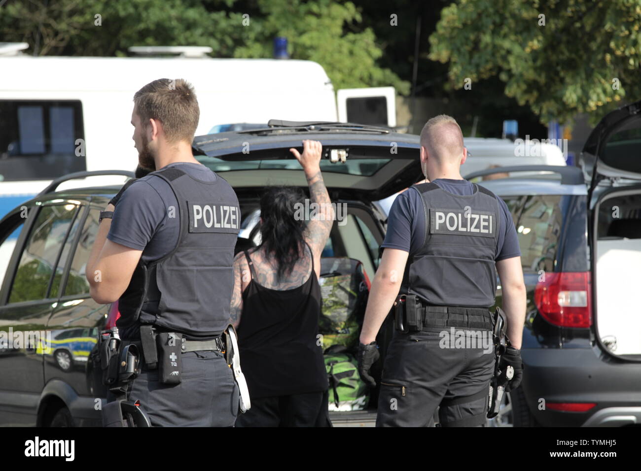 Ostritz germany Schild und Schwert festival 21062019 f Wehnert Stock ...