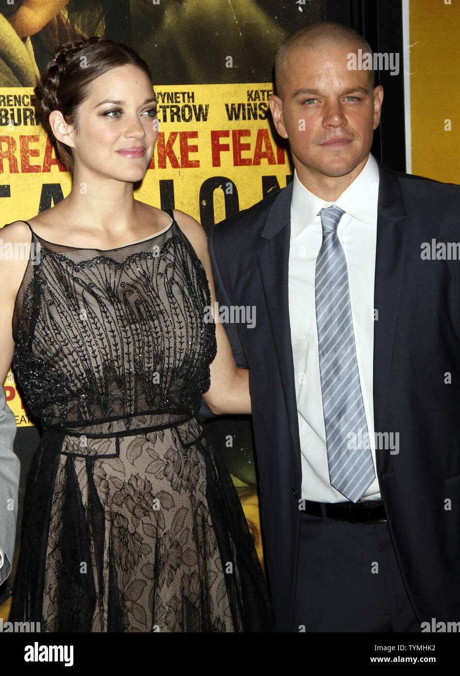 Matt damon and marion cotillard hi-res stock photography and images - Alamy