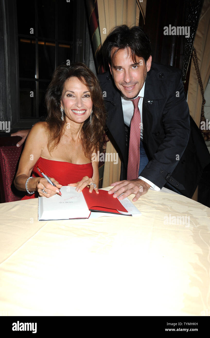 Susan Lucci and Ricky Paull Goldin appearing at the Friar's Club for a ...