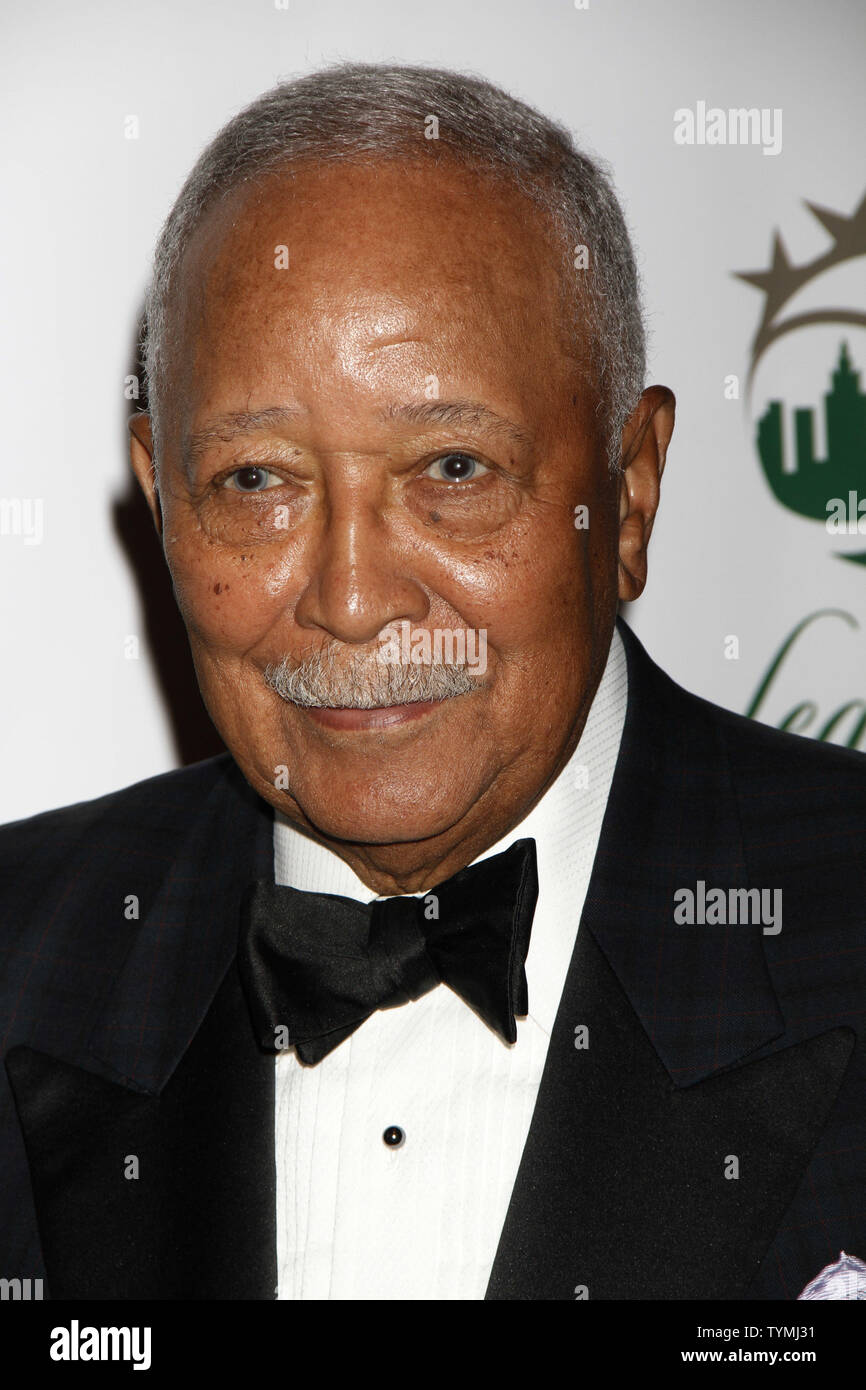 David Dinkins arrives for the Tennis Legends Ball at Cipriani Wall ...