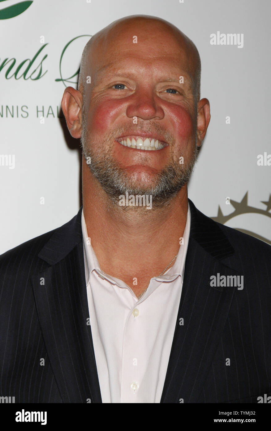 Murphy Jensen arrives for the Tennis Legends Ball at Cipriani Wall Street in New York on ...