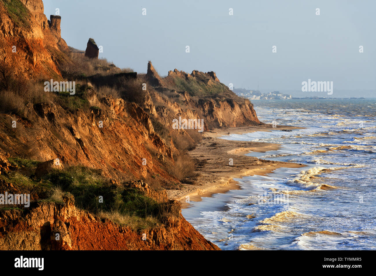 Scenic clay cliffs bright hi-res stock photography and images - Alamy
