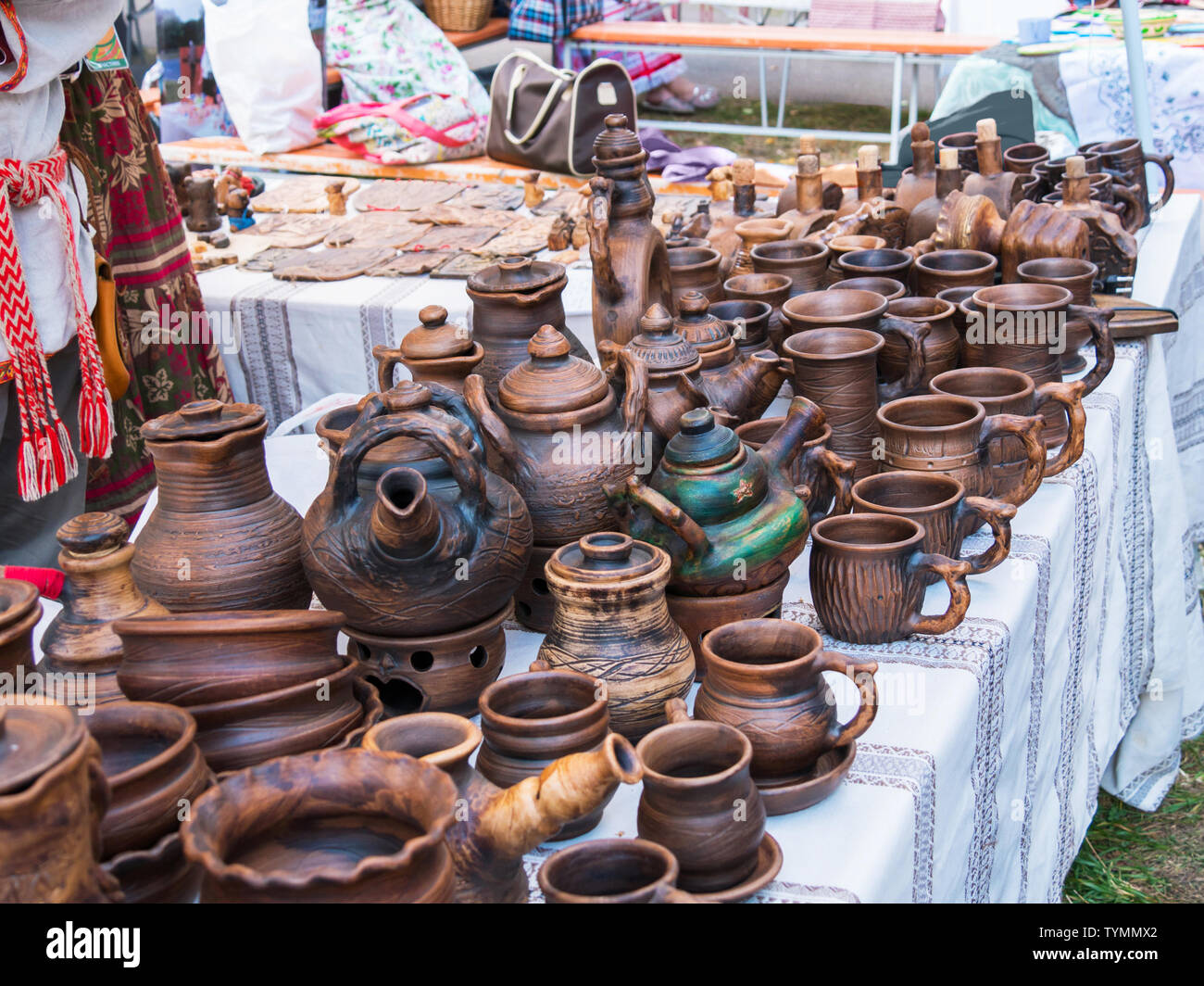 Traditional ceramic products, handmade souvenirs Stock Photo - Alamy