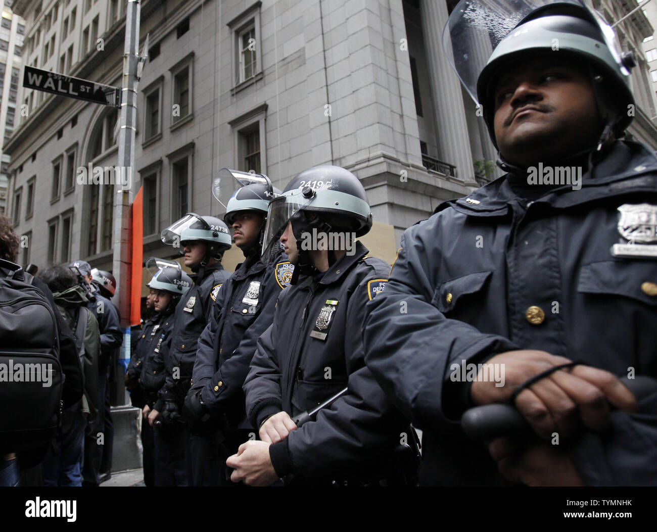 Nypd police officers occupy wall hi-res stock photography and images ...
