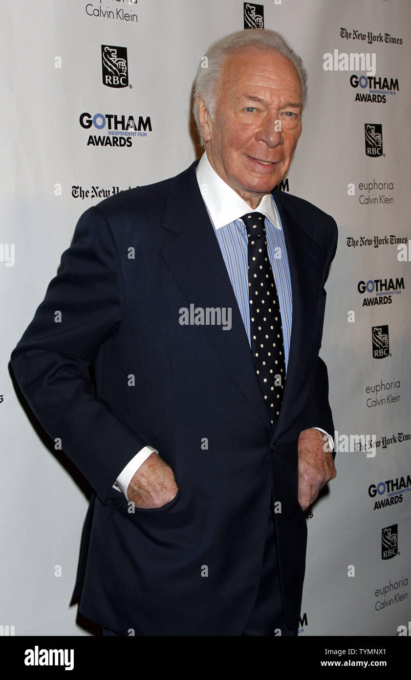 Christopher Plummer arrives for the IFP's 21st Annual Gotham ...