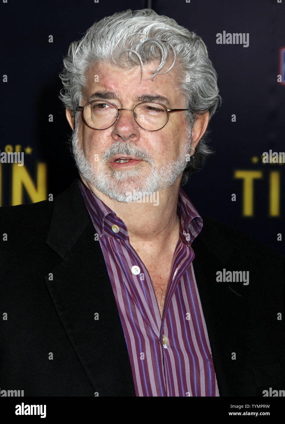 George Lucas arrives for the "The Adventures of TinTin" premiere at the ...