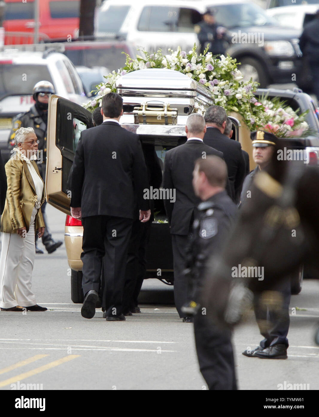 Whitney Houston Casket Photo