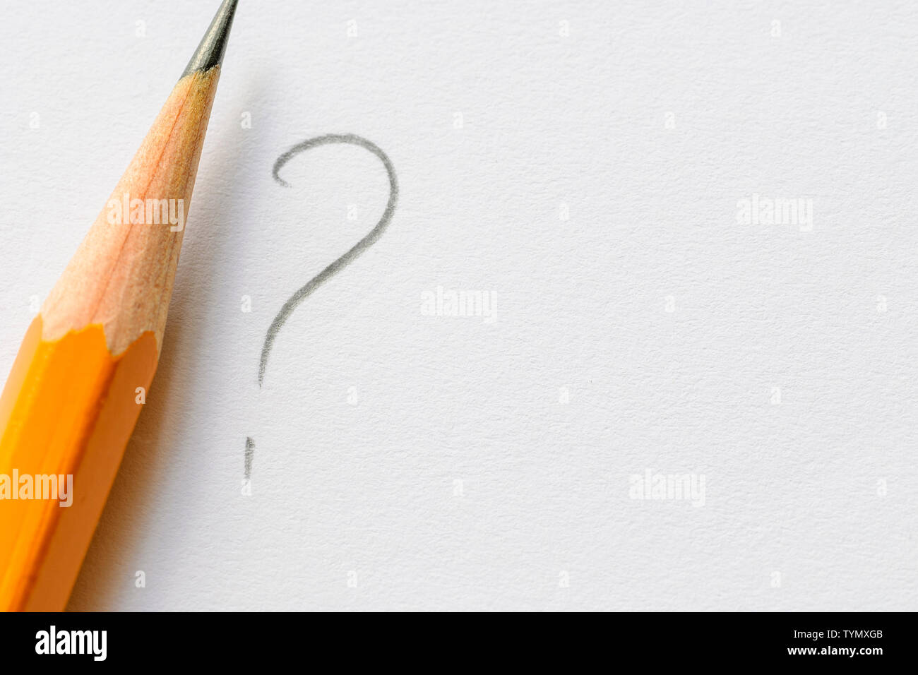 Drawn question mark hi-res stock photography and images - Alamy
