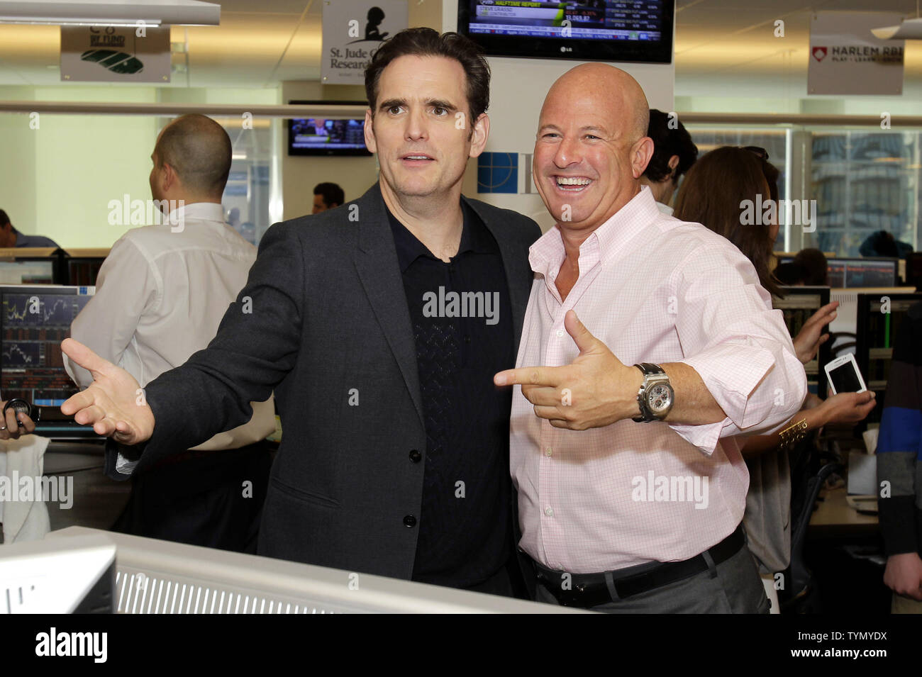 Matt Dillon stands next to BTIG Co-Founder Steven Starker at the 2012 ...