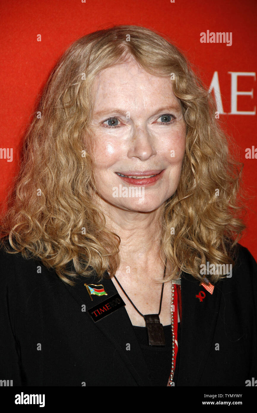 Mia Farrow arrives for the Time 100 Gala at Frederick P. Rose Hall at ...