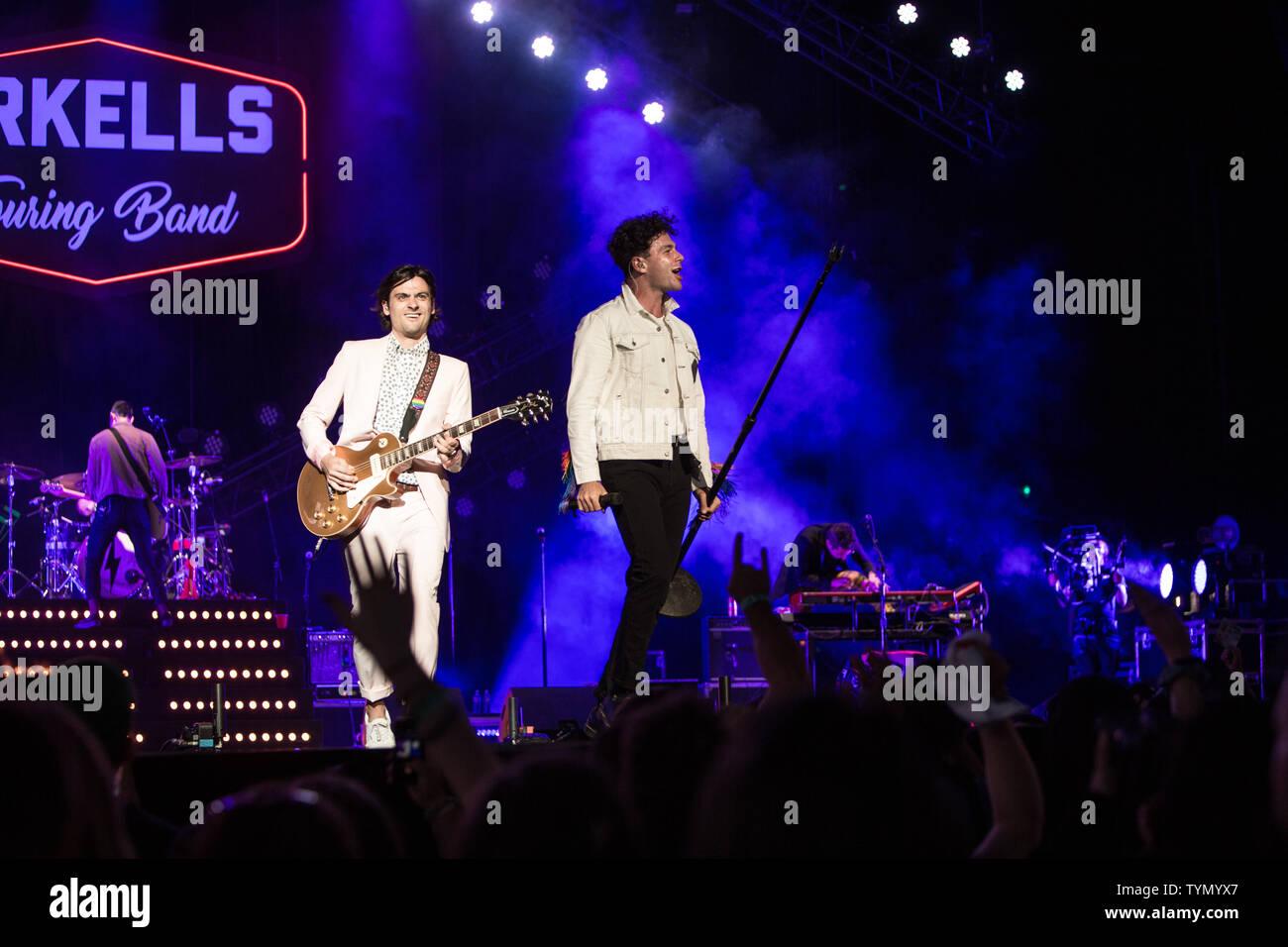 Arkells - Mike DeAngelis and Max Kerman Stock Photo - Alamy