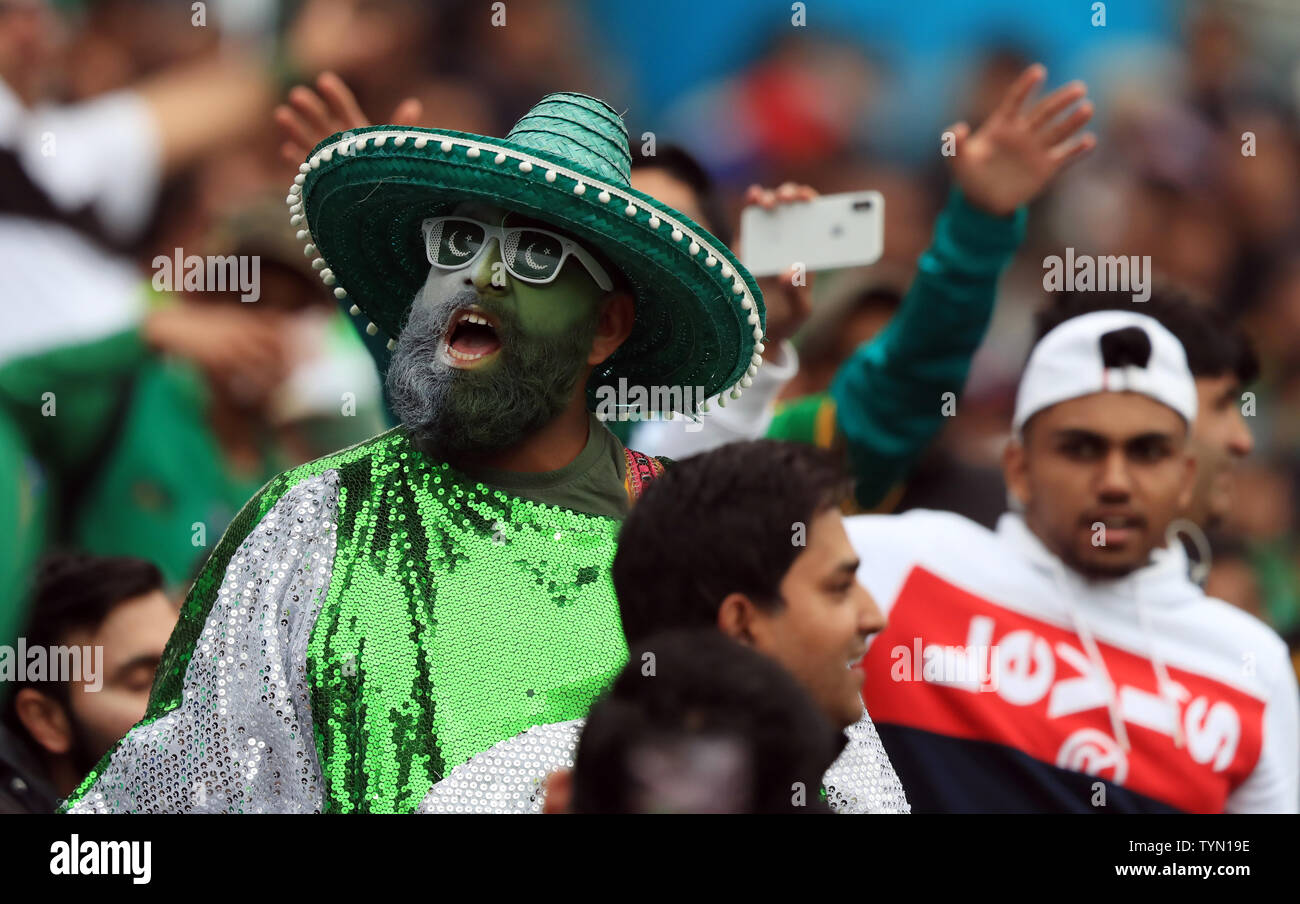 A Pakistan fan during the ICC Cricket World Cup group stage match at ...
