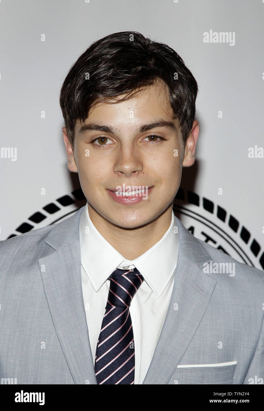 Jake T. Austin arrives on the red carpet at the Friars Club and Friars ...