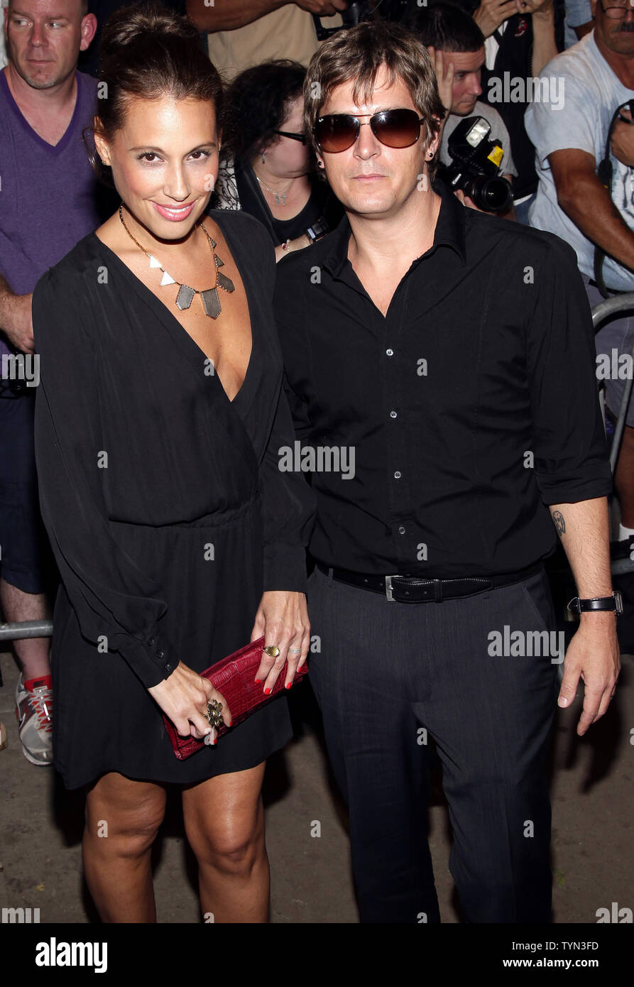 Rob Thomas and Marisol Thomas arrive at a special New York screening of ...