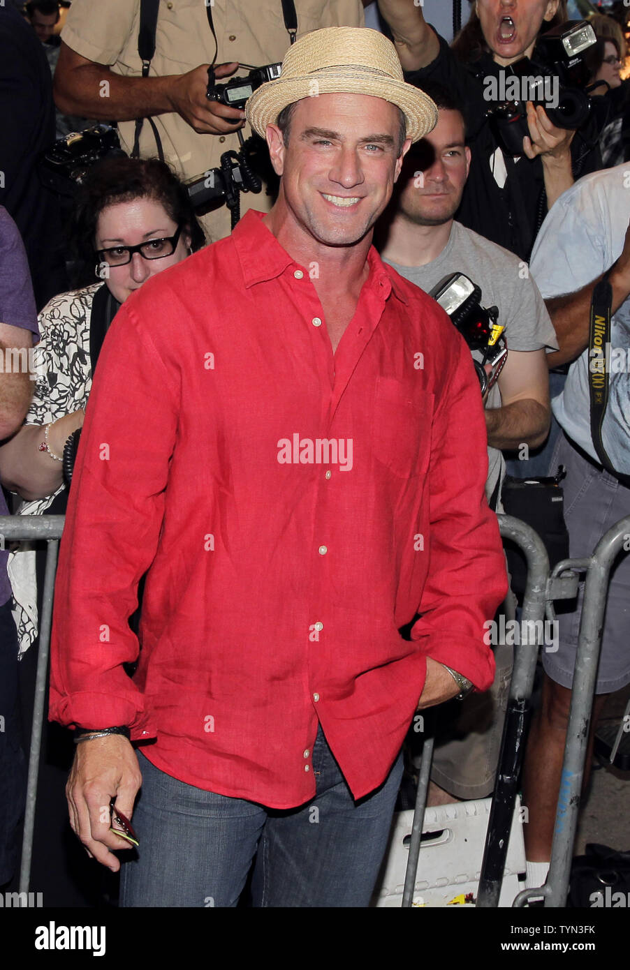 Christopher Meloni arrives at a special New York screening of Universal ...