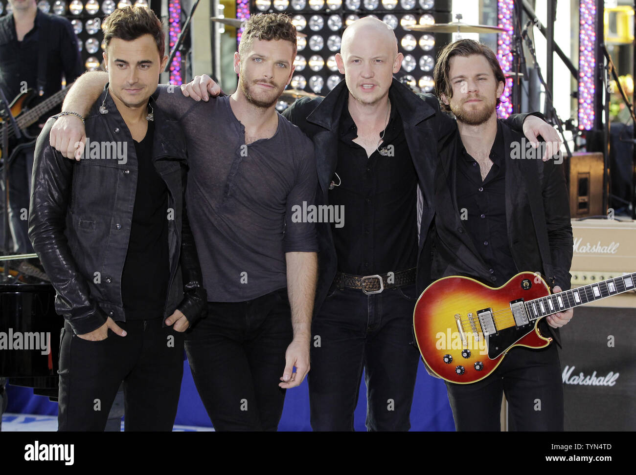 Joe King, Isaac Slade, Ben Wysocki and Dave Welsh of the The Fray ...