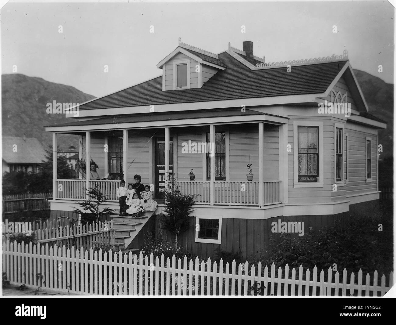 Typical native residence, Metlakahtla, Alaska.; Scope and content ...