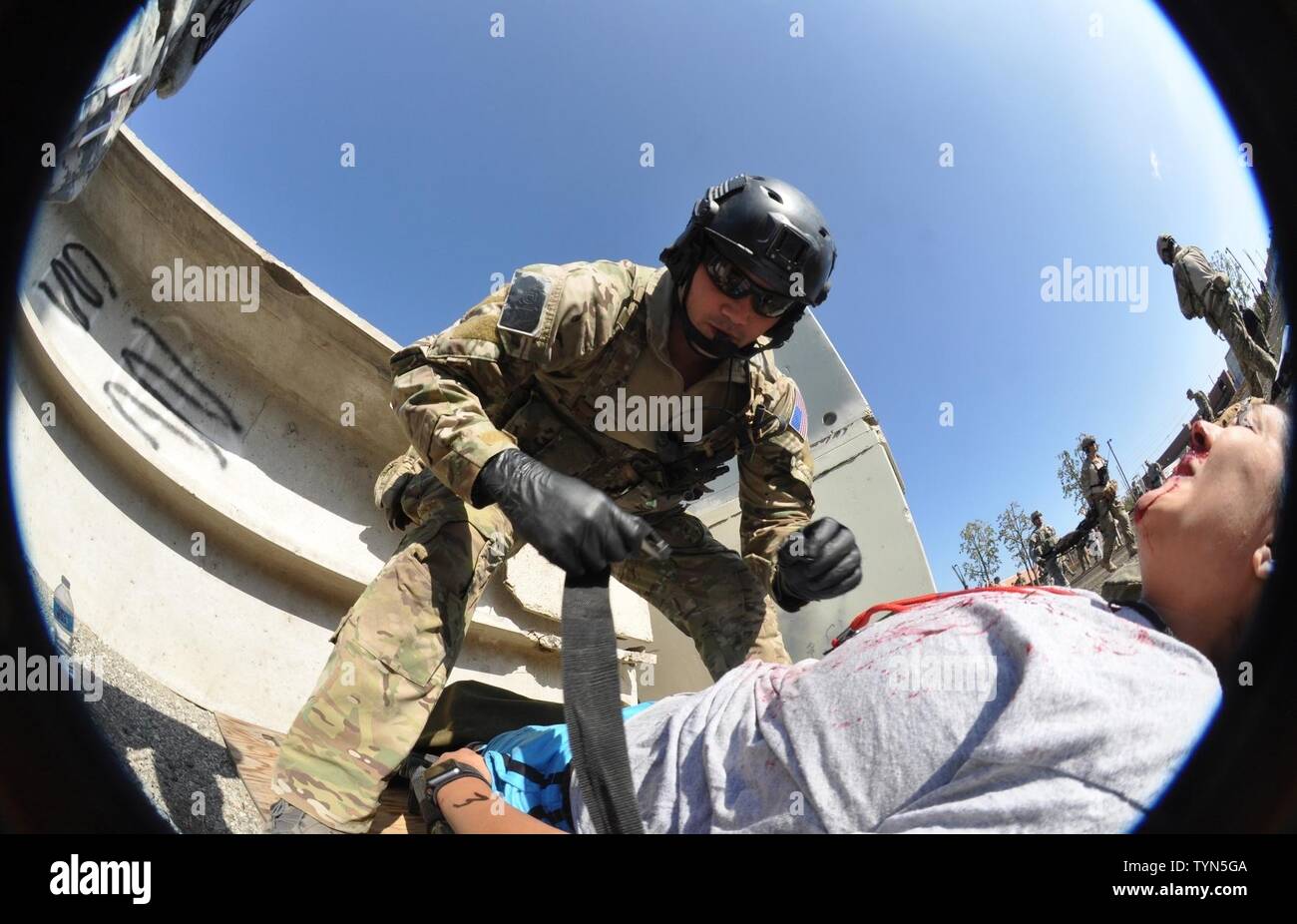 Members of the 270th and 649th Military Police Companies, 49th Military ...