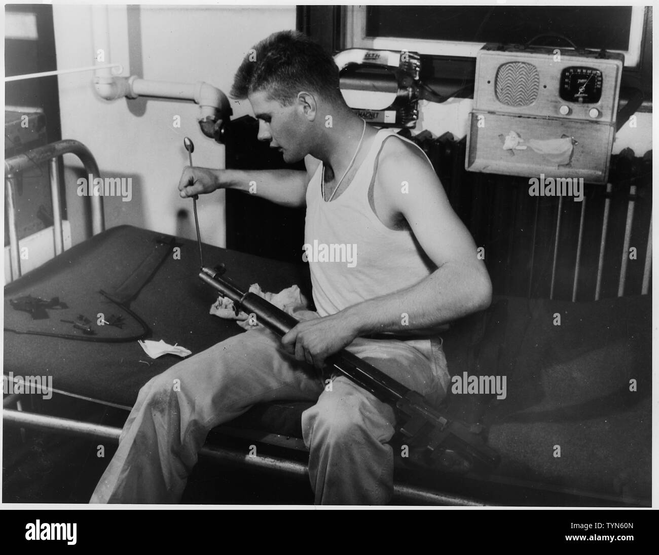 Typical soldier's life Stock Photo - Alamy