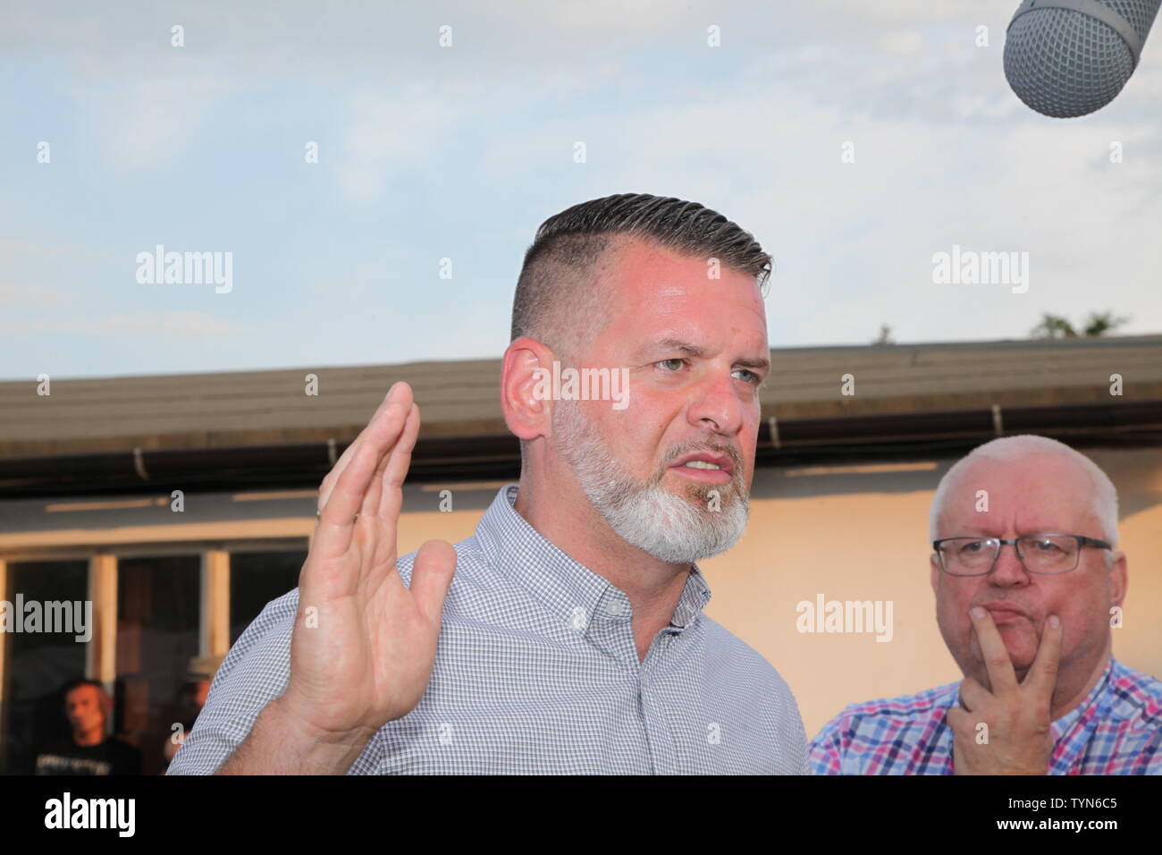 Ostritz Germany Schild und Schwert Thorsten Heise NPD , Arische ...