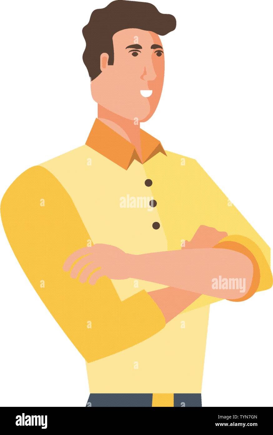 Avatar of a man design, Boy male person human and attractive theme ...