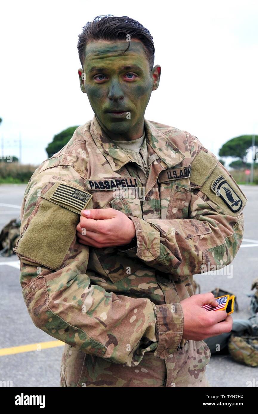 Sgt. Joseph Passarelli from Company A, 1-503rd Infantry, 173rd Airborne ...