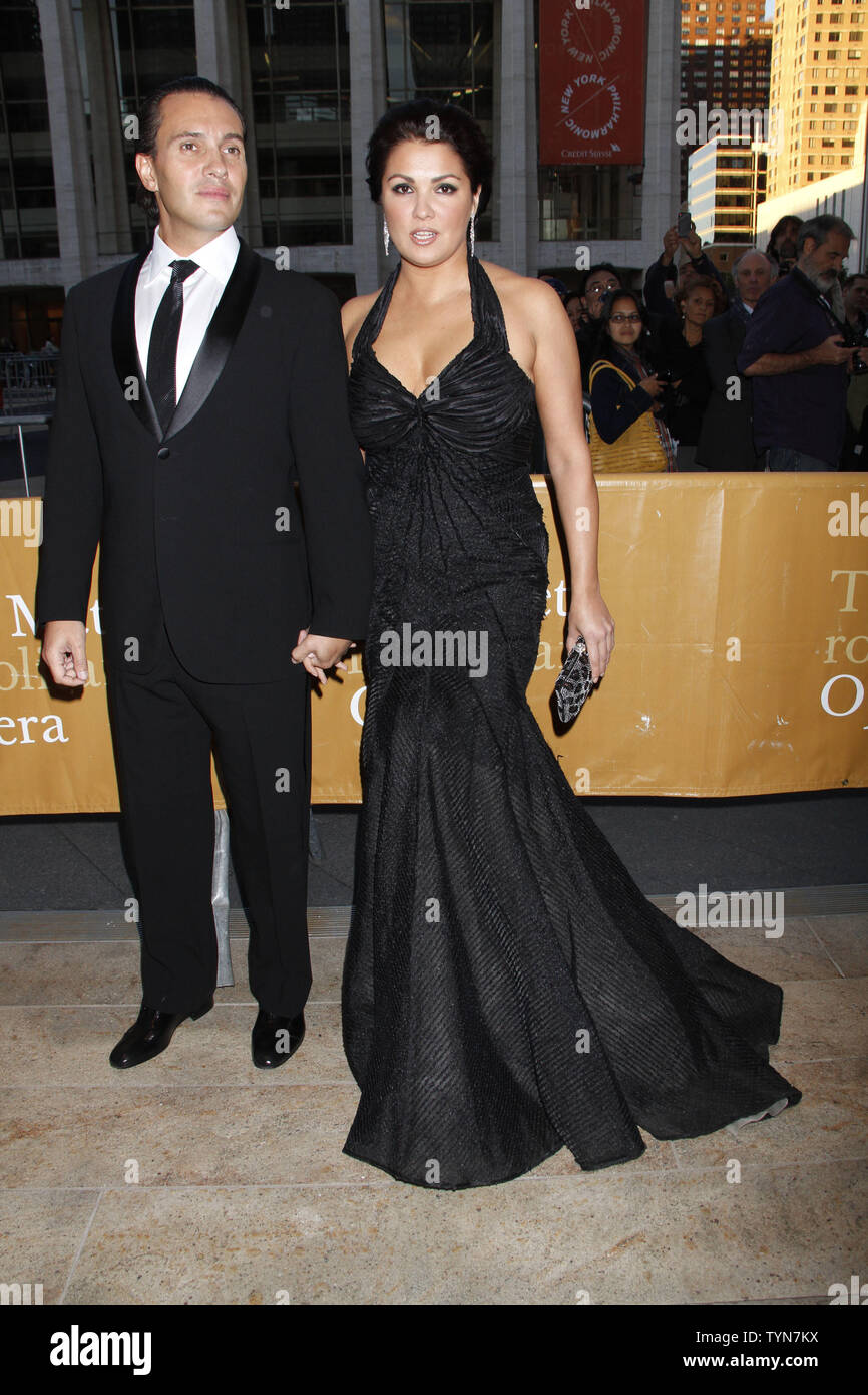 Anna Netrebko attends the Metropolitan Opera Season Opening with ...