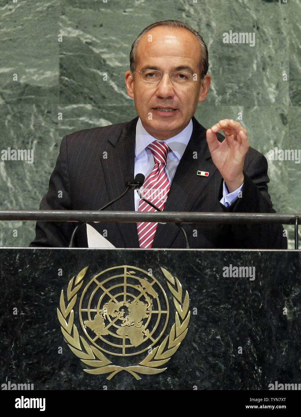 His Excellency Felipe Calder—n Hinojosa, President of the United ...