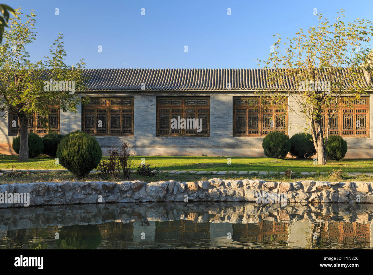 Houses with traditional Chinese architectural style Stock Photo - Alamy
