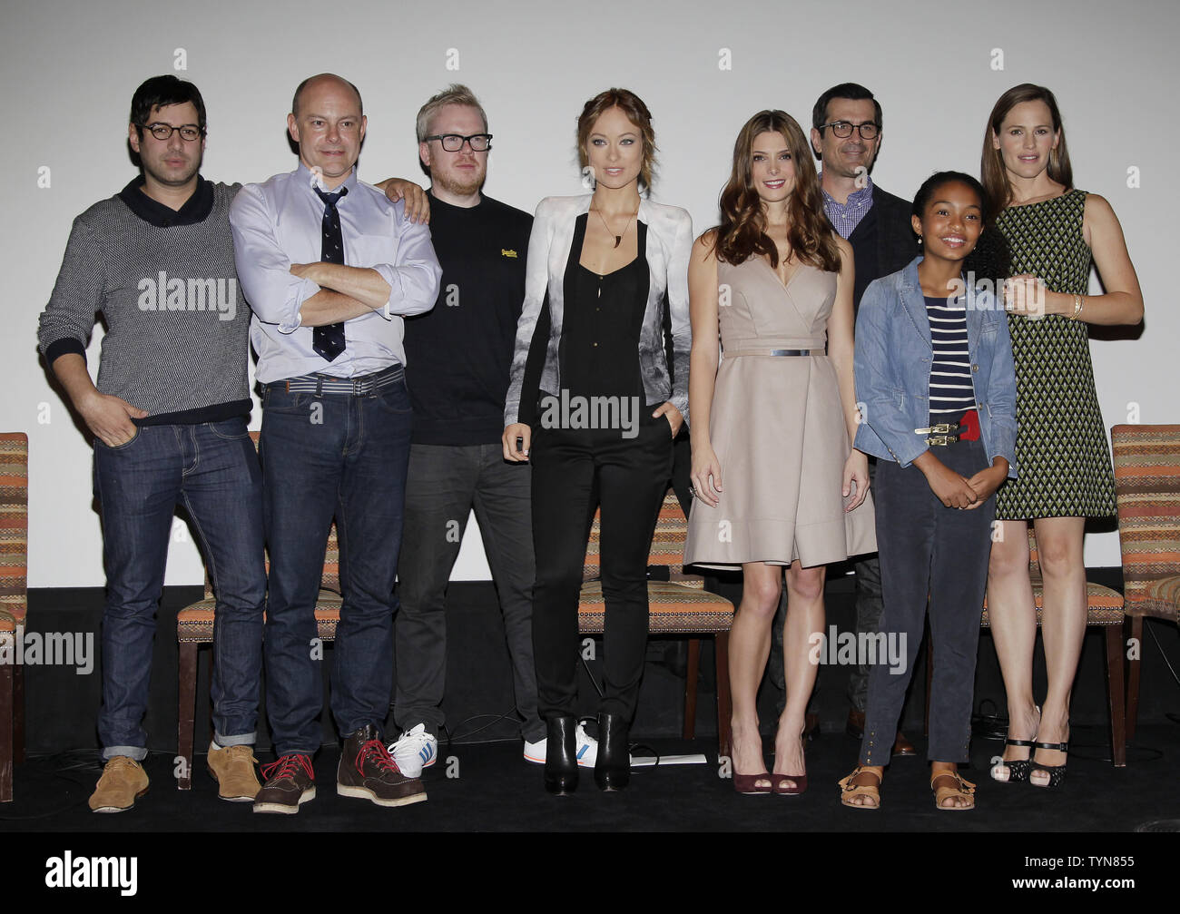 Cast and crew members of the movie Butter Jennifer Garner, Yara Shahidi ...