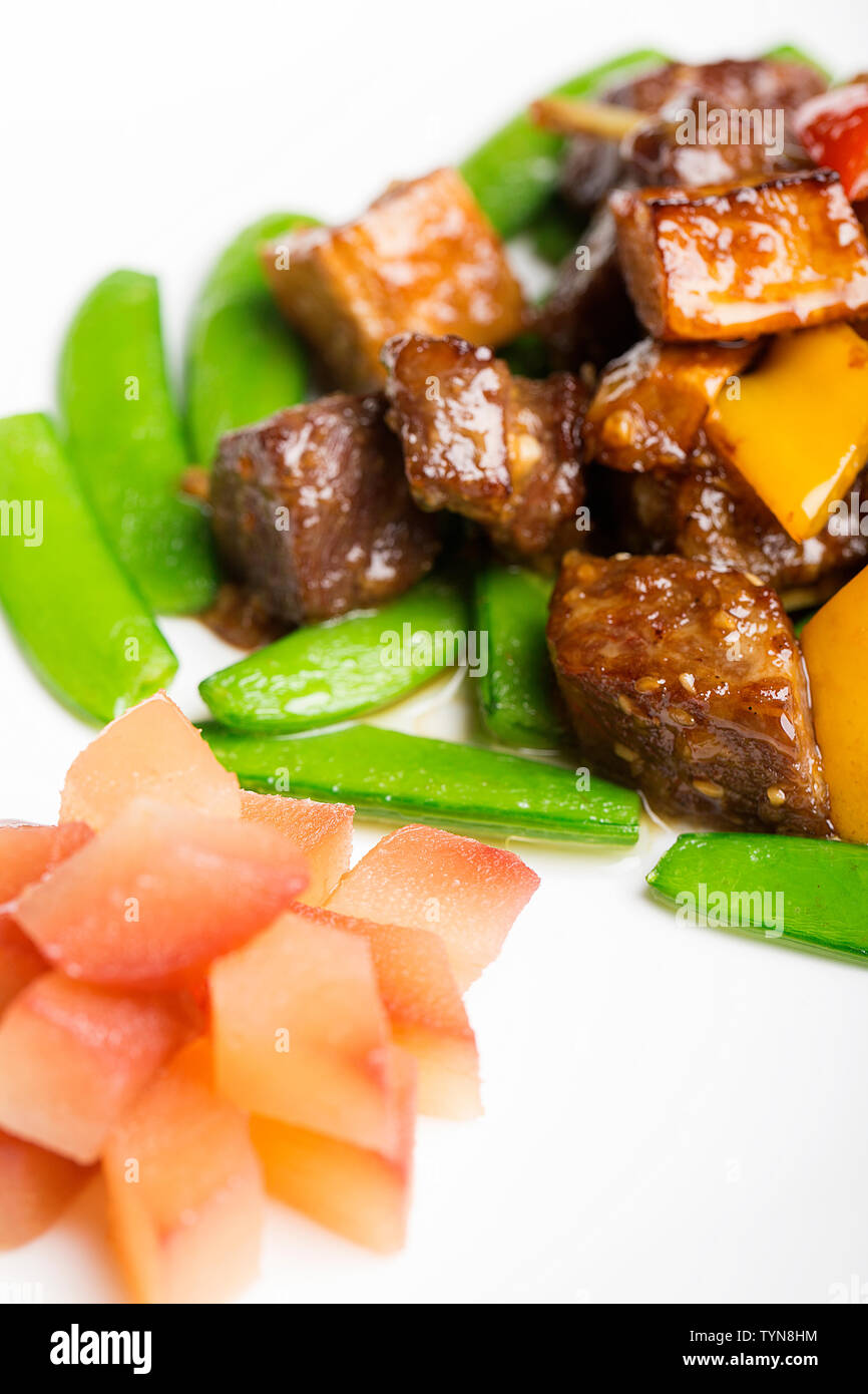 Menu with Canon color and tonic tonic close-up food Stock Photo - Alamy