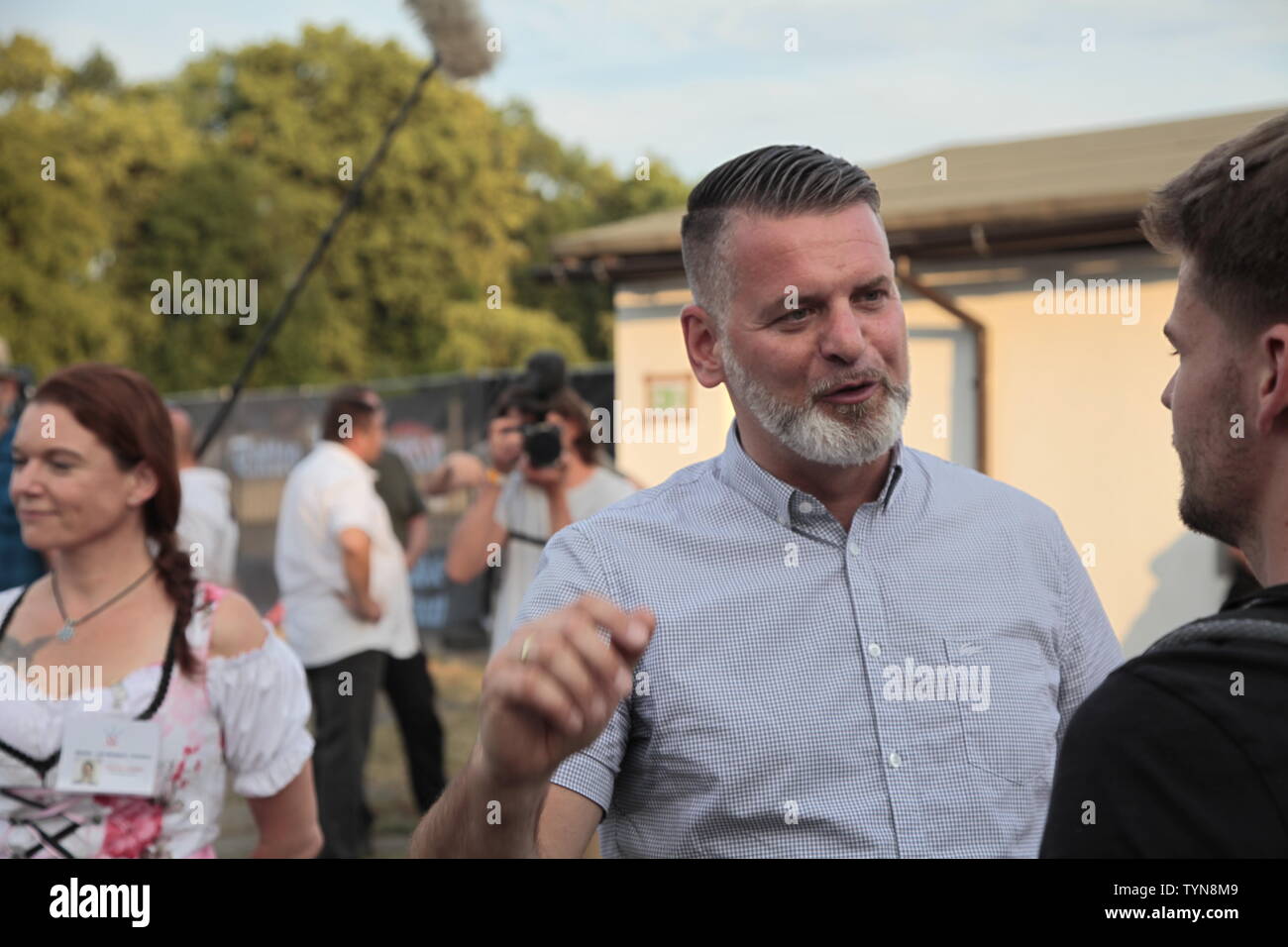 Ostritz Germany Schild und Schwert Thorsten Heise NPD , Arische ...