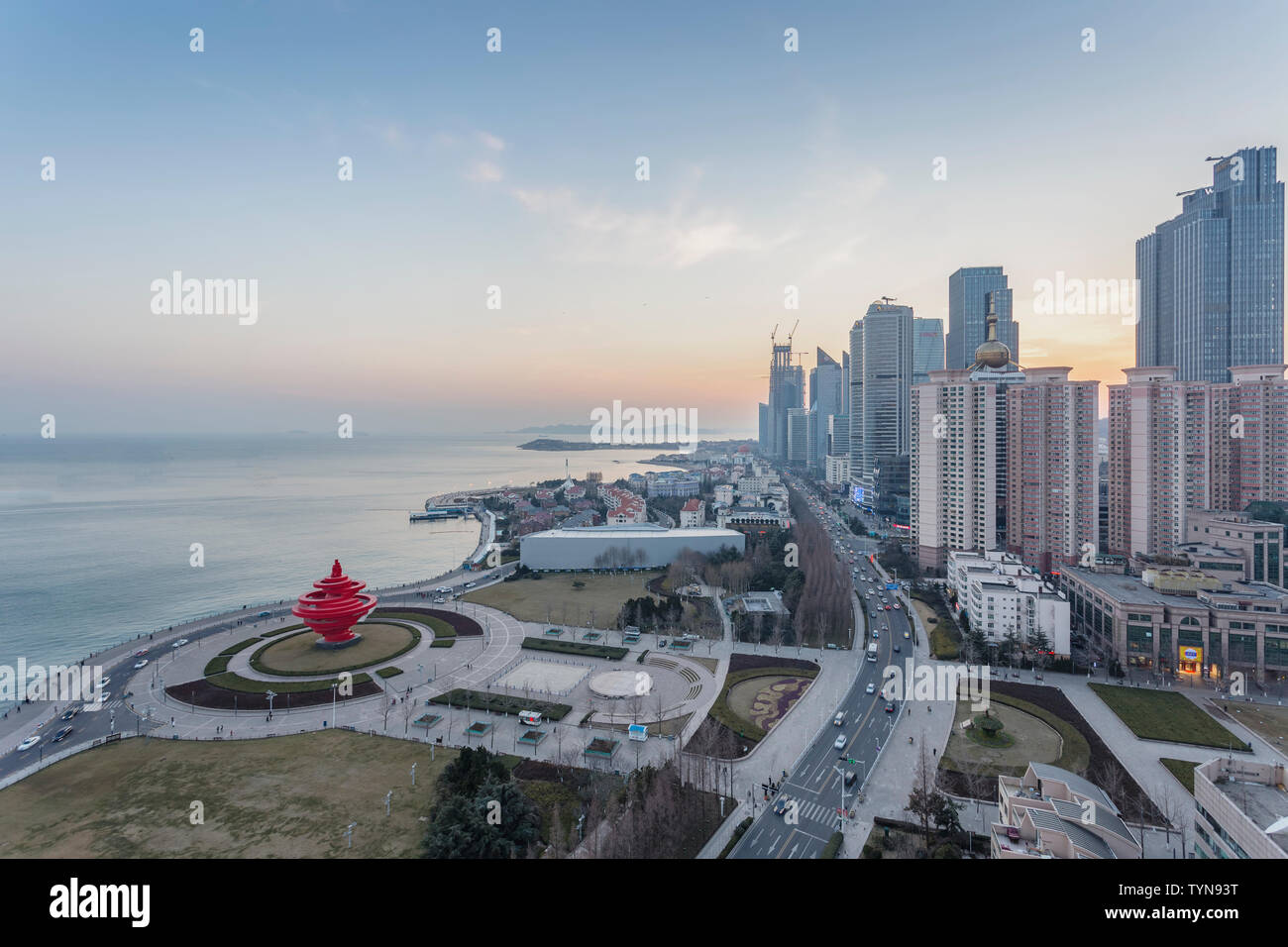 Qingdao city night view hi-res stock photography and images - Alamy