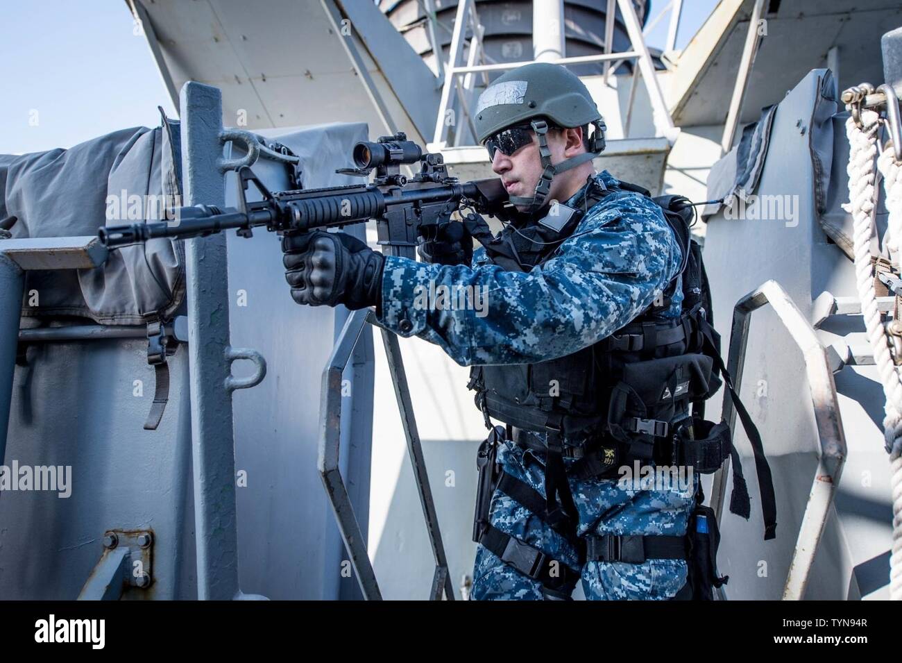 SEA OF JAPAN (Nov. 17, 2016) Lt.j.g. Juan Barba-Jaume, assigned to the ...