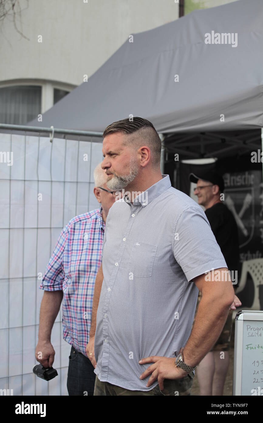 Ostritz Germany Schild und Schwert Thorsten Heise NPD , Arische ...