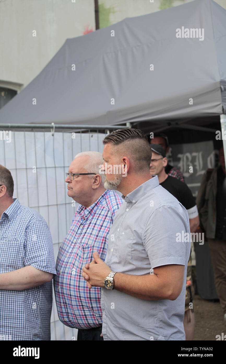 Ostritz Germany Schild und Schwert Thorsten Heise NPD , Arische ...