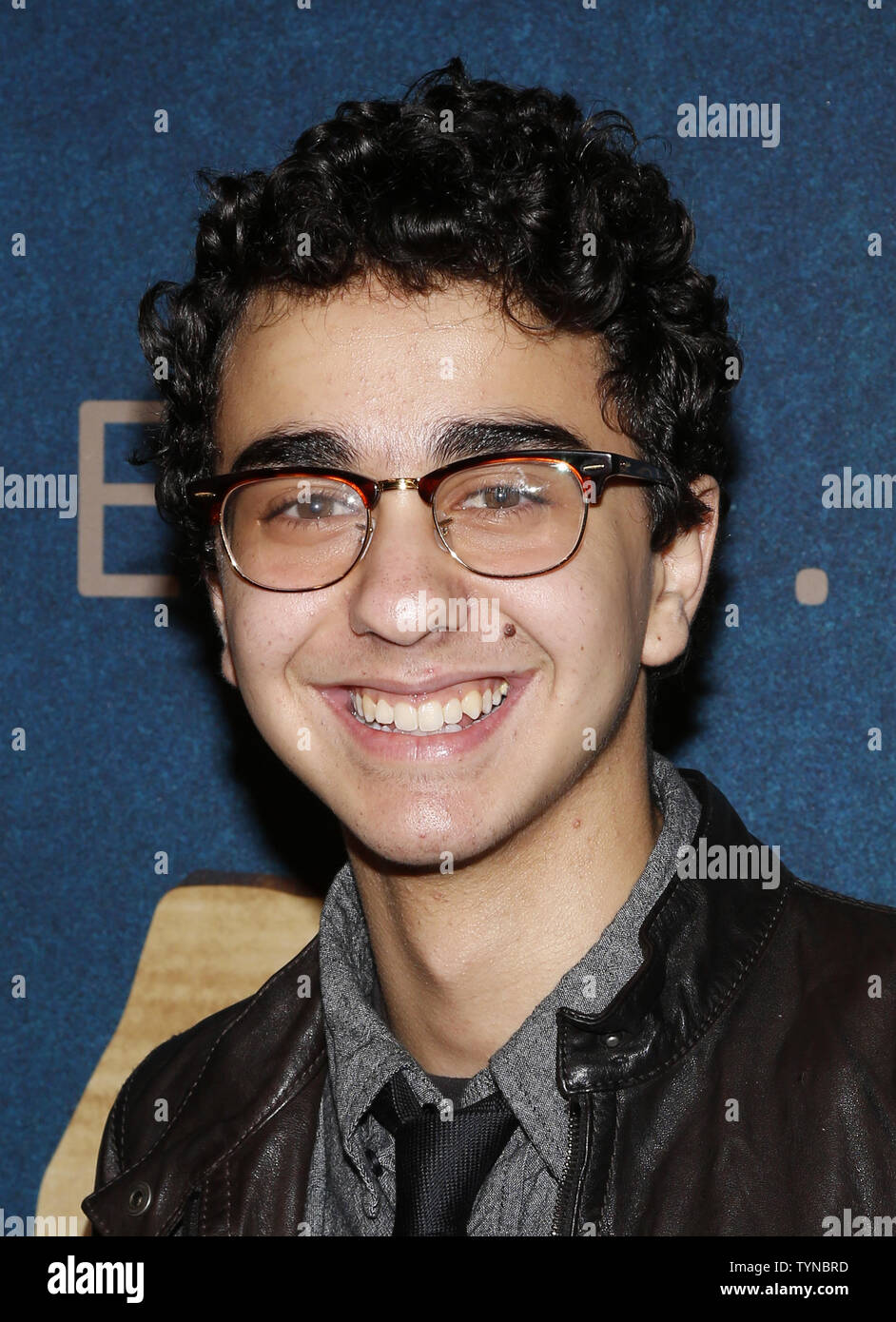 Alex Wolff arrives on the red carpet at the 'Les Miserables' premiere ...