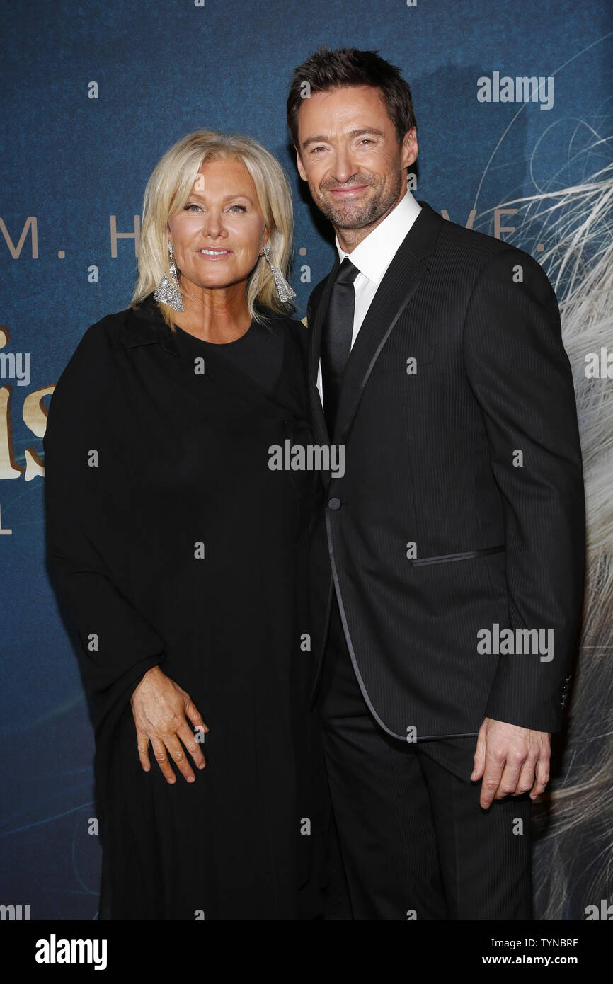 Deborra-Lee Furness and Hugh Jackman arrives on the red carpet at the ...