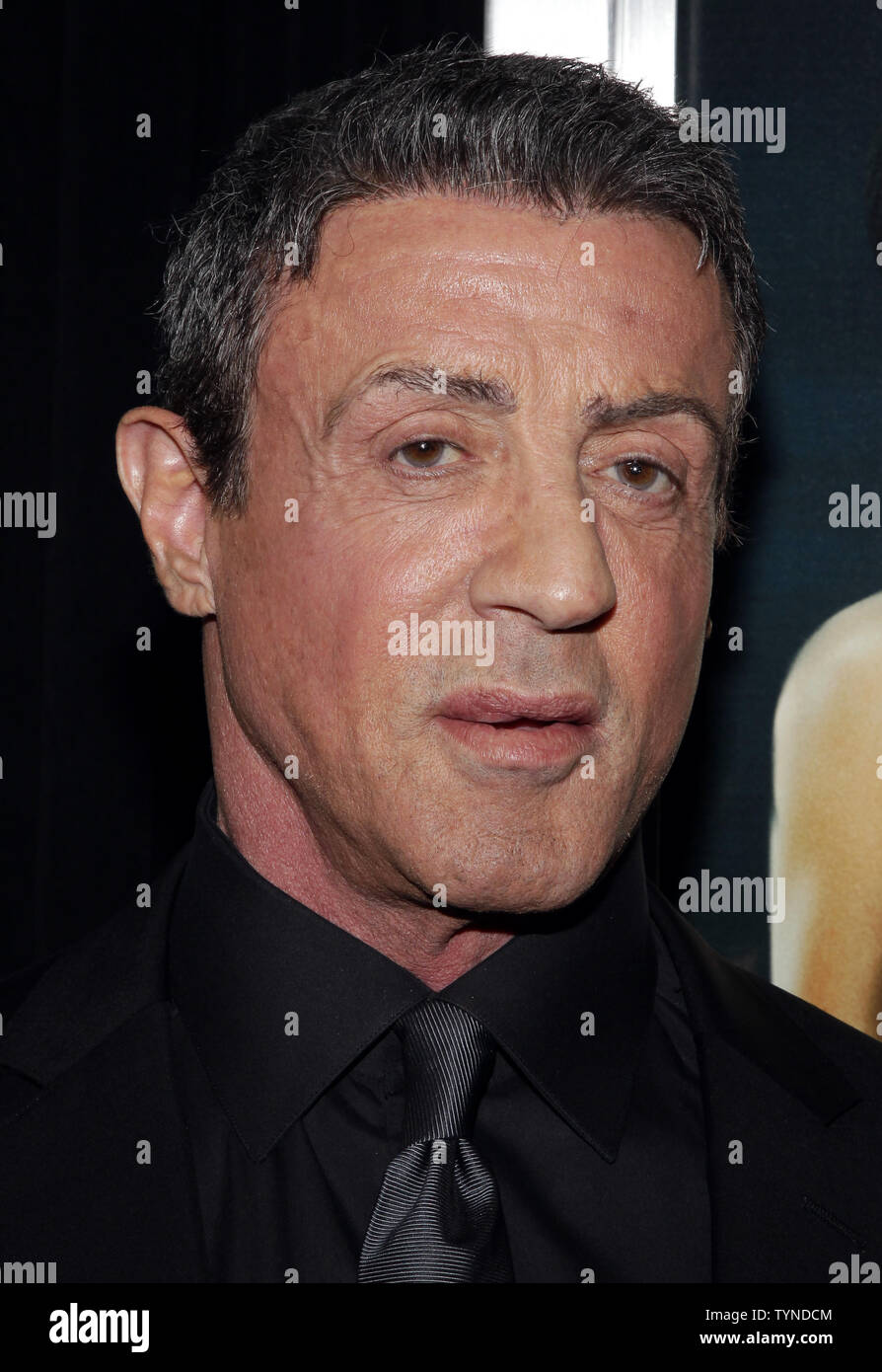 Sylvester Stallone arrives on the red carpet at the Bullet to the Head ...