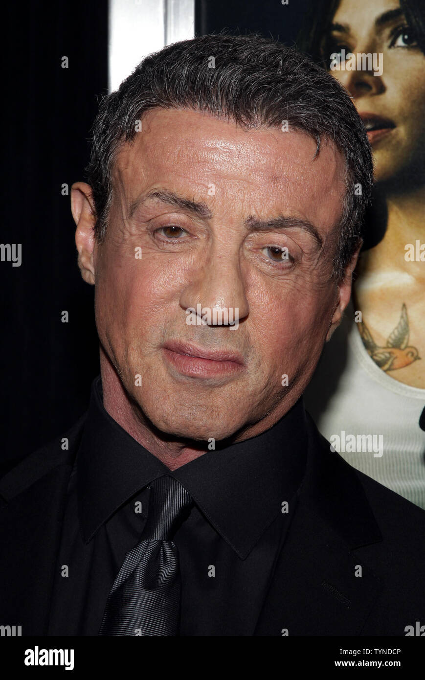 Sylvester Stallone arrives on the red carpet at the Bullet to the Head ...