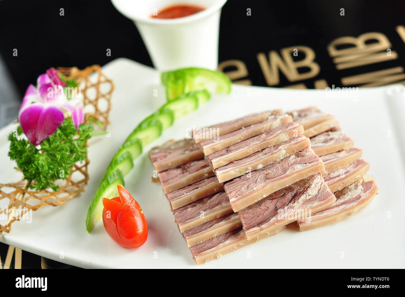 Cold cut lamb Stock Photo - Alamy