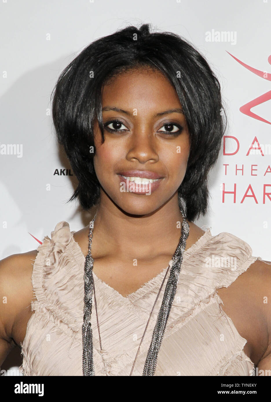 Condola Rashad arrives on the red carpet at the Dance Theatre of Harlem ...