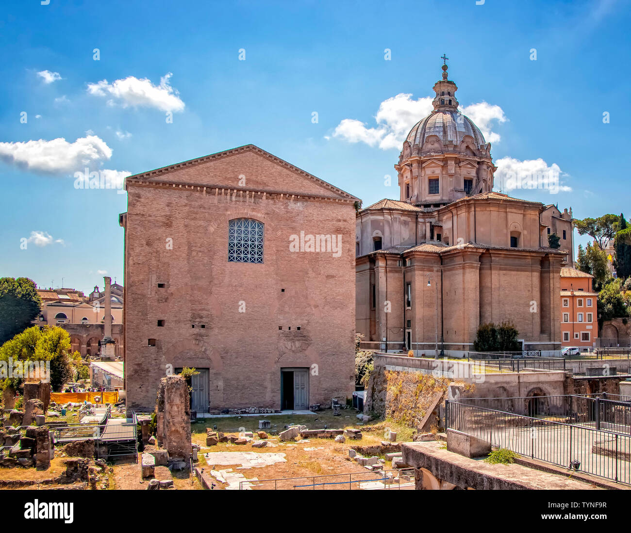Vespasian Forum, also known as the Temple of Peace,. It is in Roman ...