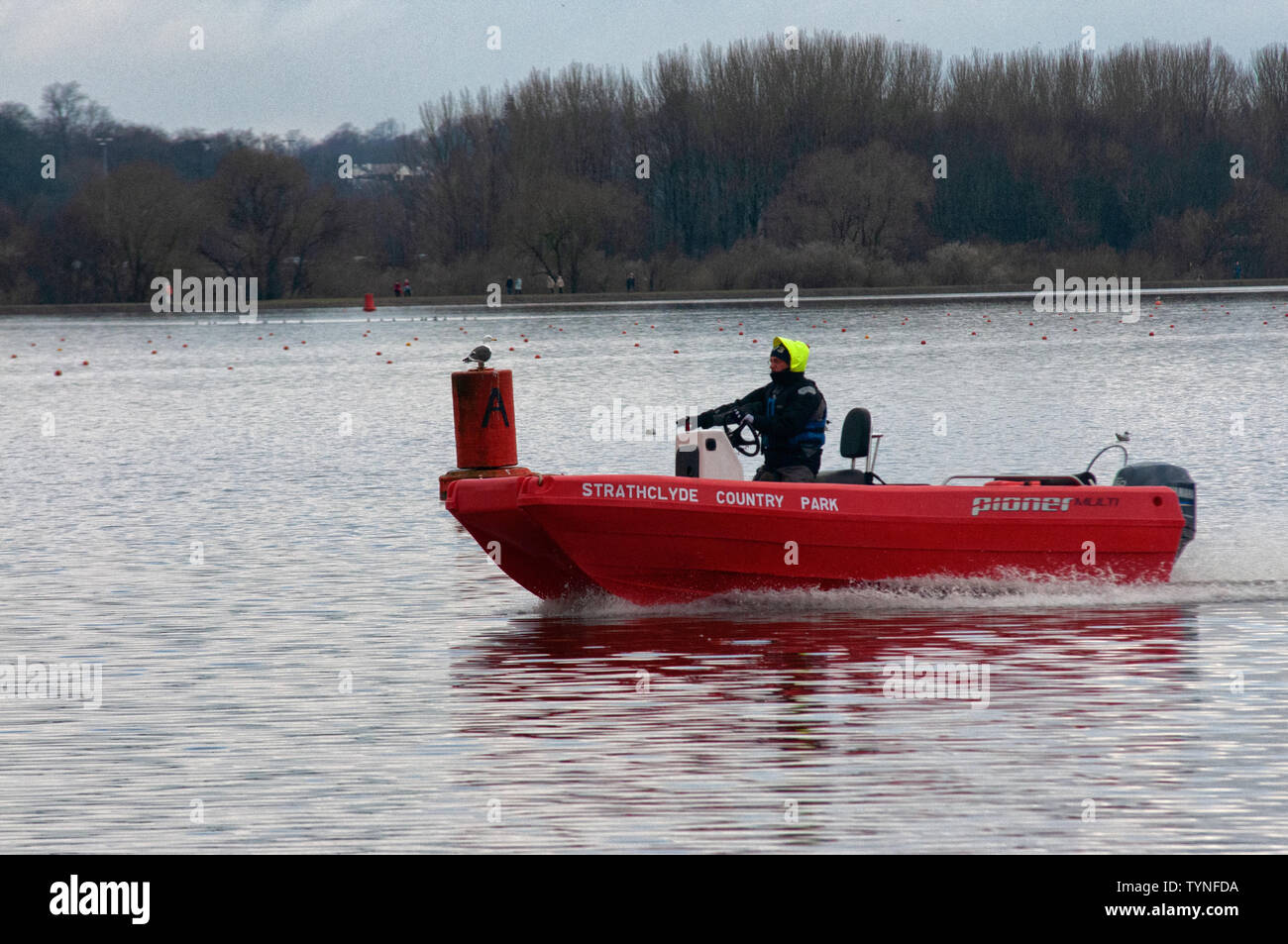 Boating on the loch Stock Photo - Alamy